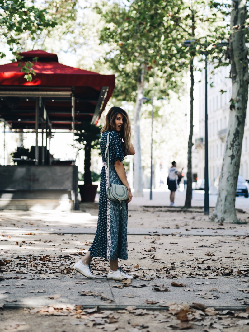 ROBE LONGUE BOHÈME ET BASKETS GOLDEN GOOSE - By Opaline