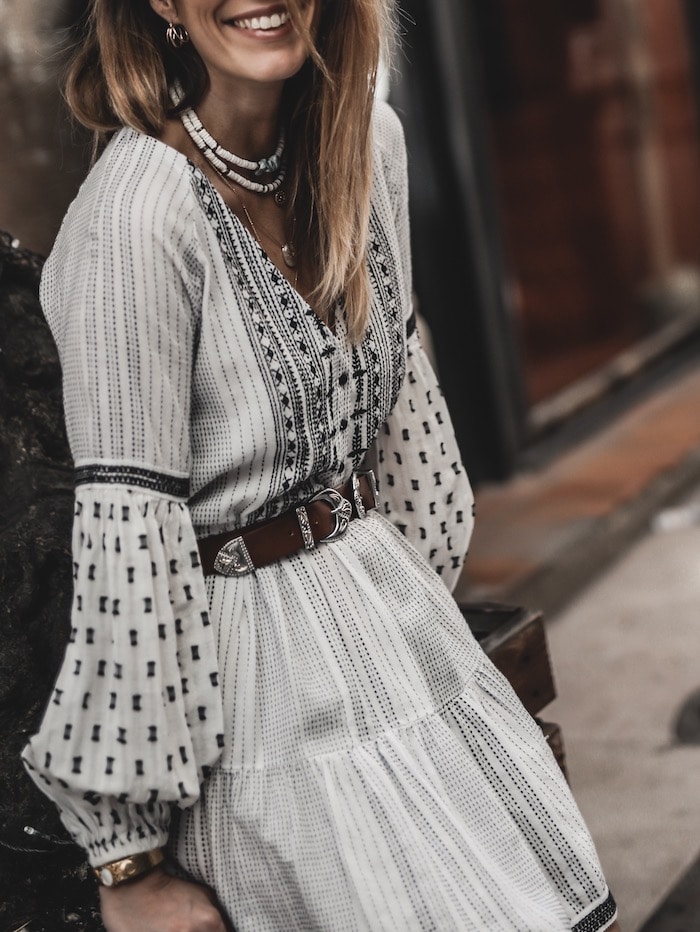 Bottines Chloé Susanna et robe bohème - By Opaline