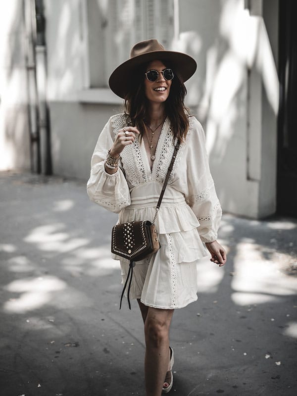 Robe Iro Figons, mon look bohème printanier - By Opaline