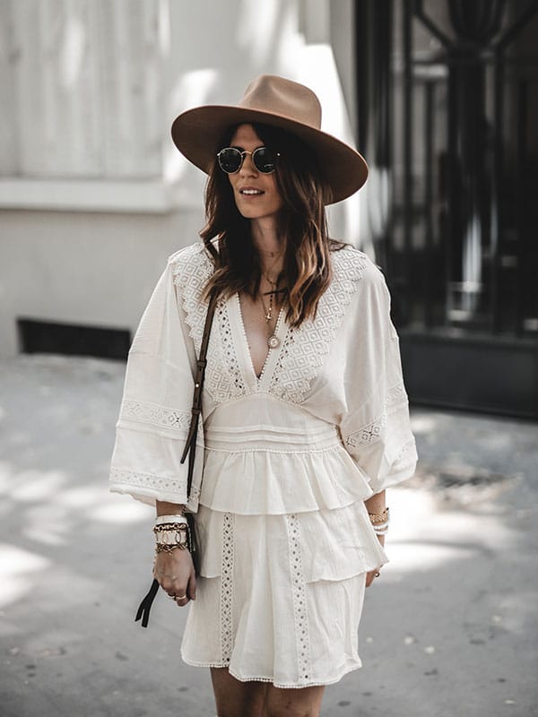 Robe Iro Figons, mon look bohème printanier - By Opaline