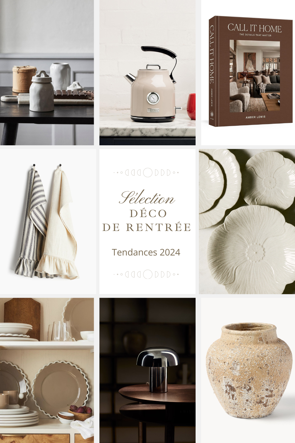 Sélection déco de rentrée : les tendances 2024